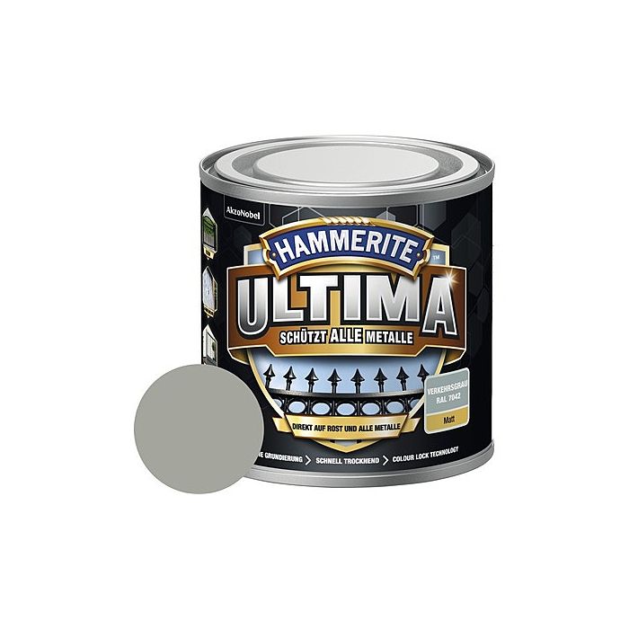 Hammerite ULTIMA Verkehrsgrau Matt 250 ml | Puag