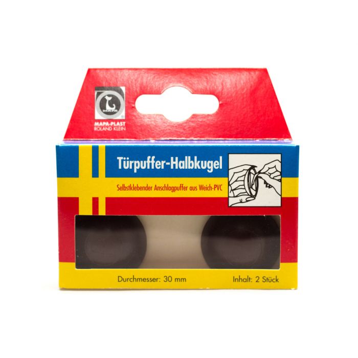 Puag Türpuffer-Halbkugel Selbstklebend Weich-PVC Beige Ø 30 mm | Puag