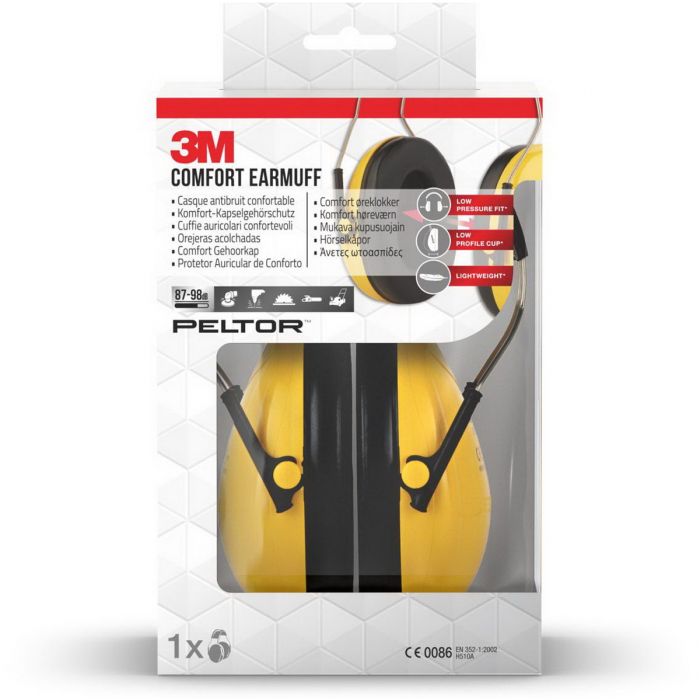 3M Casques antibruit Peltor Optime H510A Noir / Jaune 1 pce. | Puag