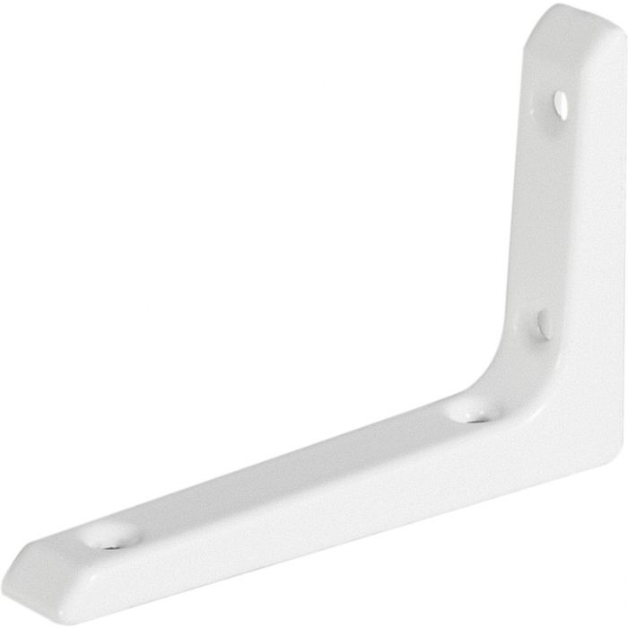 Puag Alu-Design-Konsole Aluminium pulverbeschichtet Weiss 100x65 mm | Puag